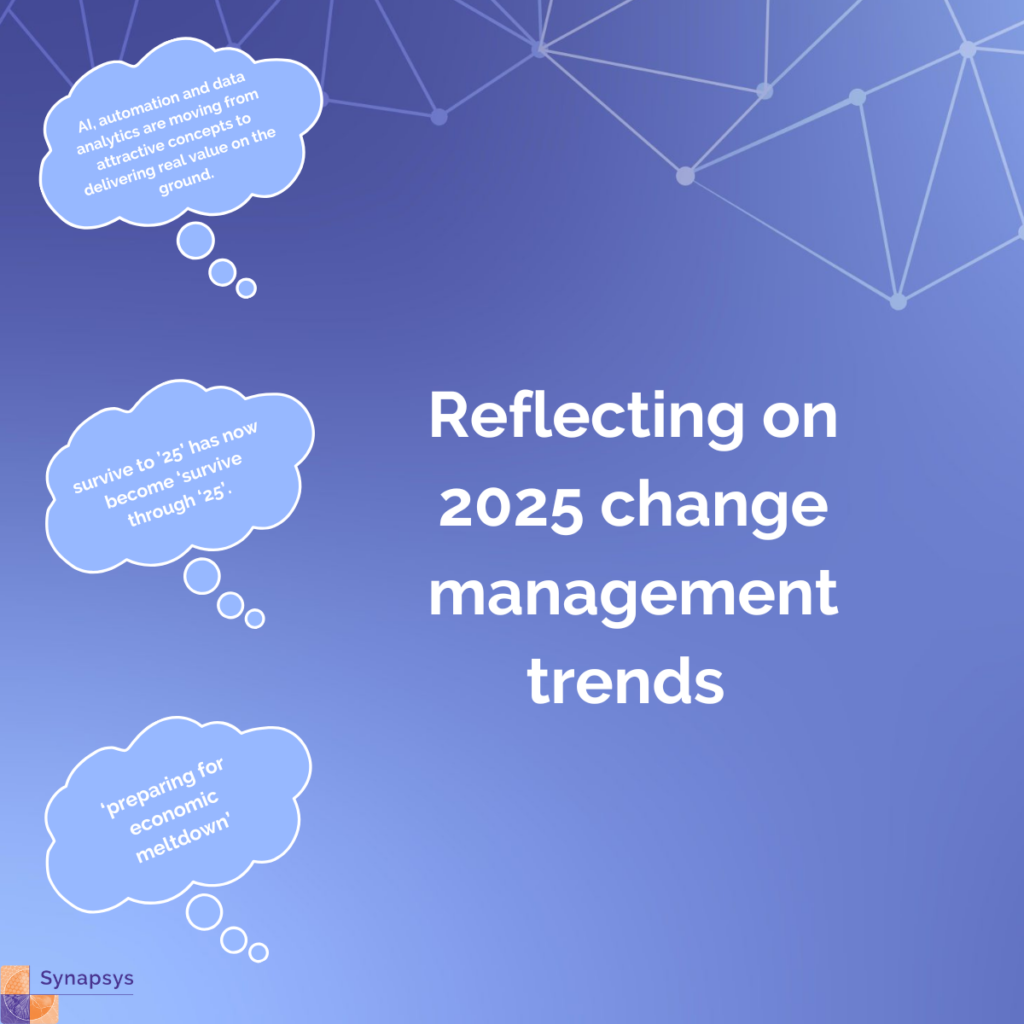 Reflecting on 2025 change management trends - Synapsys